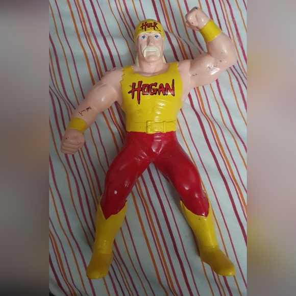 Toys | Hulk Hogan Wcw Osftm Series 3 Wrestling Rubber Action Figure ...